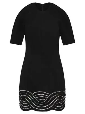 Rebecca Vallance Bellatrix Puff-sleeves Mini Dress - Black