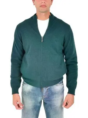 DRUMOHR Zip-up Cardigan - Green