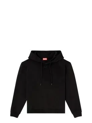 DIESEL Logo-embroidered Hoodie - Black