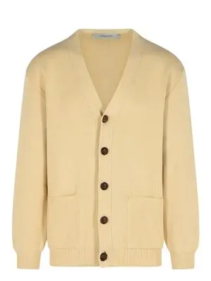 Golden Goose Cardigan In Cotton Blend - Beige