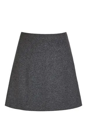 PAIGE Metallic Knit Mini Skirt