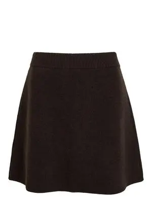 LISA YANG Clare Cashmere Mini Skirt - Dark Brown