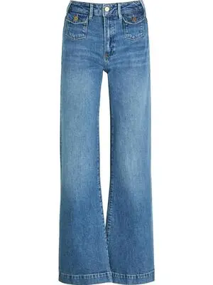 Paige Leenah Relaxed Bootcut Jeans - Indigo