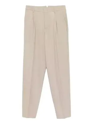 CELLAR DOOR Pleated Trousers - Neutrals