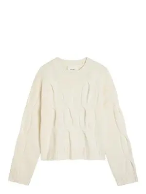 LISA YANG Sammie Cable-knit Cashmere Jumper - Cream