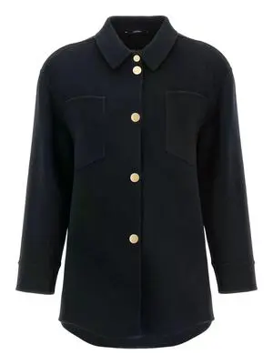 Max Mara Eleonora Button Pockets Shirt - Blue