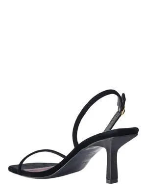 NEOUS Noqui Velvet Sandals - Black