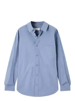 Matteau Organic Cotton-poplin Shirt - Blue