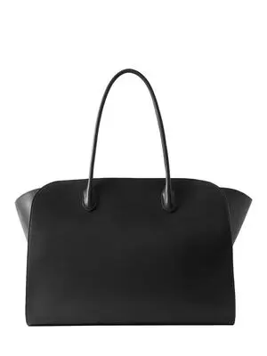 THE ROW Marlo 17 Leather Tote - Black