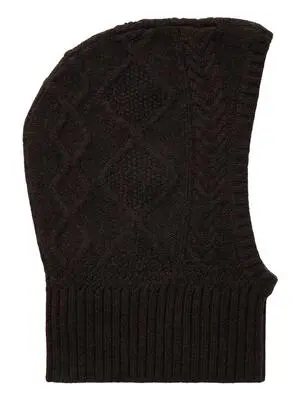 Arch4 Cable-knit Cashmere Balaclava - Brown