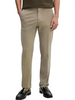 BOSS Logo Patch Trousers - Neutrals