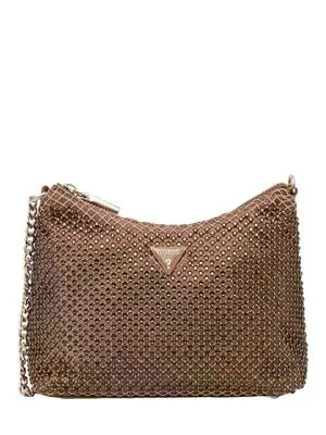 Guess Mini Zalina Shoulder Bag - Brown
