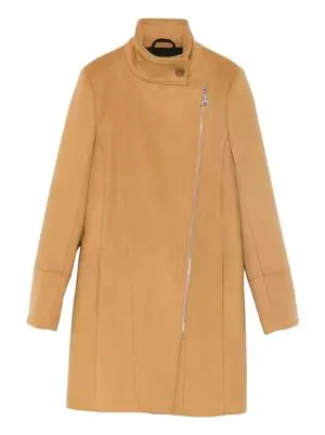 Patrizia Pepe Zip-up Coat - Brown