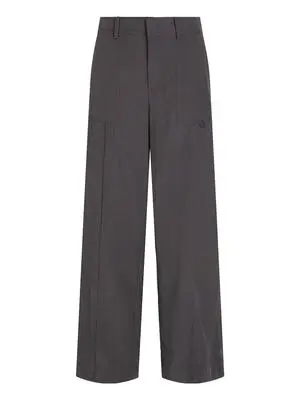 Vince Tencel™ Blend Wide-leg Pants - Dark Gray