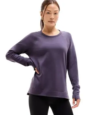 Athleta Relaxed-fit Crewneck Sweatshirt - Twilight