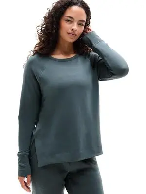 Athleta Relaxed Fit Crewneck Sweatshirt - Eden