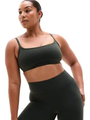 Athleta Square Neck Bra - Elm