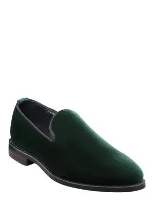 Allen Edmonds Velvet Smoking Slipper - Green Velvet