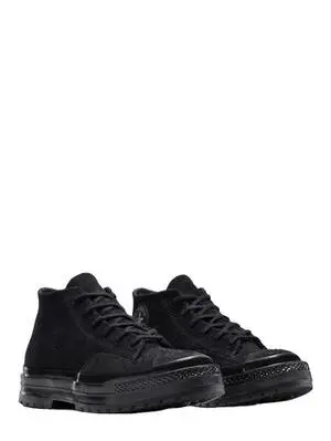CONVERSE Chuck 70 National Suede High Top Sneaker - Black/black/black