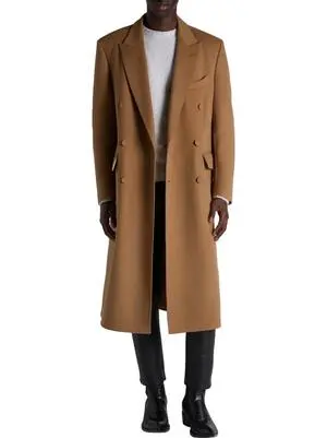 TOM FORD Double Splittable Wool & Cashmere Coat - Ebf Camel