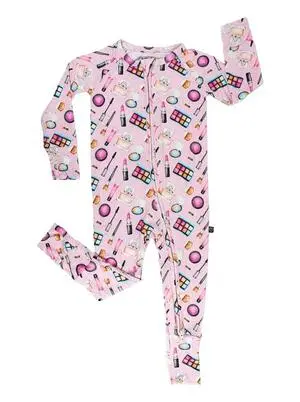 LEV BABY Makeup Print Relaxed Lounge Pants - Pink