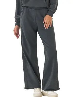 THREADS 4 THOUGHT Esmeralda Mineral Wash Wide Leg Pants - Carbon