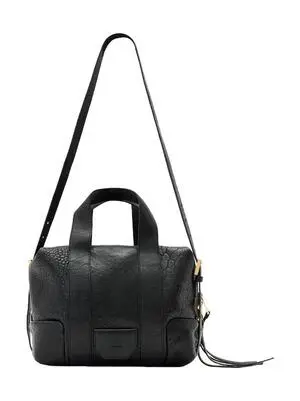 ALLSAINTS Ares Leather Satchel - Black