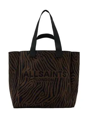 ALLSAINTS Izzy Zebra Stripe Tote