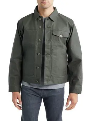 Filson Waxed Cotton Cruiser Jacket - Castor Gray
