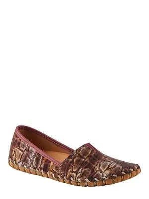 SPRING STEP SHOES Kathaleta Slip-on Flat - Bordeaux Multi