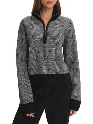 Varley Aldridge Half-zip Sweater - Black