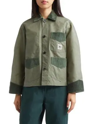 BODE Waxed Cotton Craft Jacket - Light Green