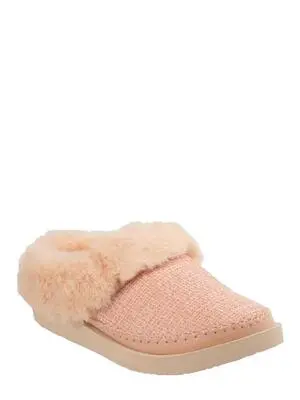 REVITALIGN Nordic Orthotic Faux Fur Lined Slippers - Rose