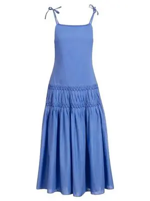 Merlette Layal Midi Dress - Azure