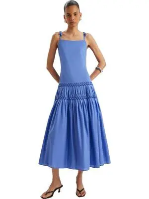 Merlette Layal Midi Dress - Azure