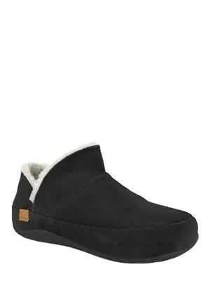 STRIVE Geneva Faux Fur Slipper - Black