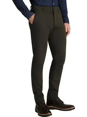 34 Heritage Verona Slim Straight Leg Chinos - Dark Olive High Flyer