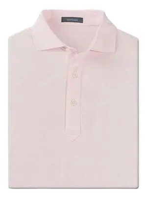 TURTLESON Lester Oxford Performance Polo Pale Pink