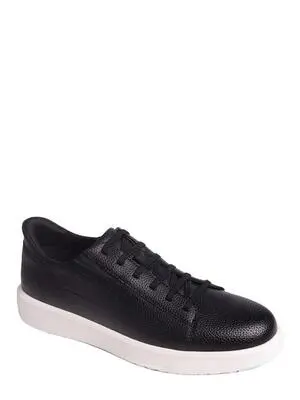 MARC JOSEPH NEW YORK River Street Leather Sneakers - Black Grainy Leather