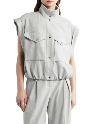 Hugo Boss Jaflesti Boxy Vest - Light/pastel Grey