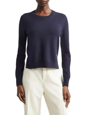 Erdem Floral Embroidered Cashmere Sweater - Navy
