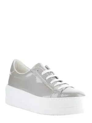 BOS. & CO. Maya Platform Sneaker Silver Grey