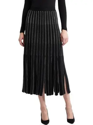 BOSS Fatrina Pleated Midi Skirt - Black