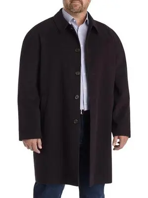 Michael Kors Big & Tall Kobler Overcoat - Wine