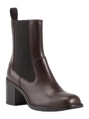 VAGABOND SHOEMAKERS Meryl Leather Chelsea Boots - Chocolate Leather