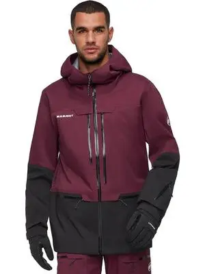 MAMMUT Haldigrat Hs Hooded Jacket - Vin/black