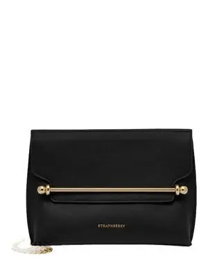 Strathberry Mini Stylist Leather Crossbody Bag - Black