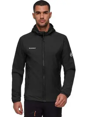 MAMMUT Rime Air In Hybrid Hooded Jacket - Black
