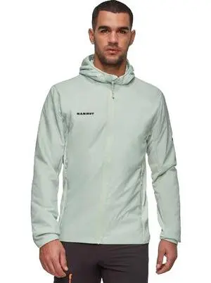 MAMMUT Rime Air In Hybrid Hooded Jacket - Silver Sage