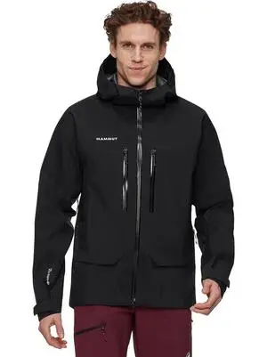 MAMMUT Crater Pro Hs Hooded Jacket - Black
